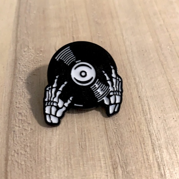 Jewelry | 2 For 13 Pins Skeleton Record Player | Poshmark